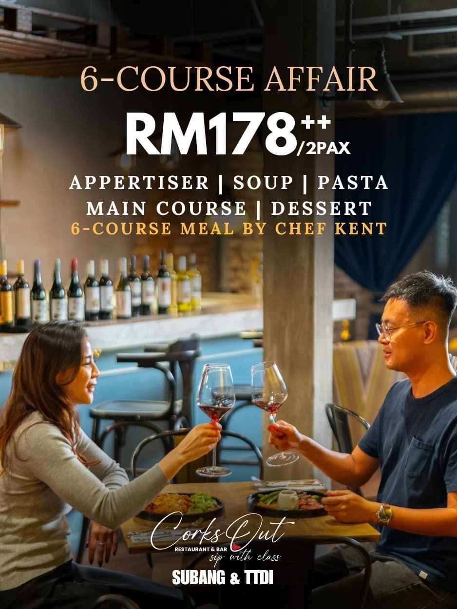 Wine Bar & Restaurant In TTDI | Corks Out